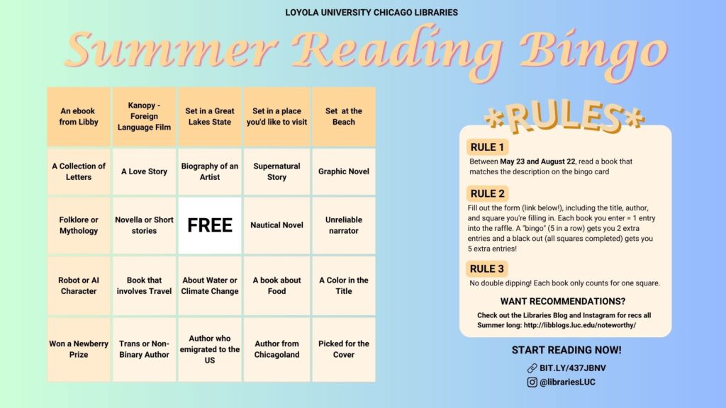 Join Our Summer Reading Bingo Adventure and Dive into a Season of ...